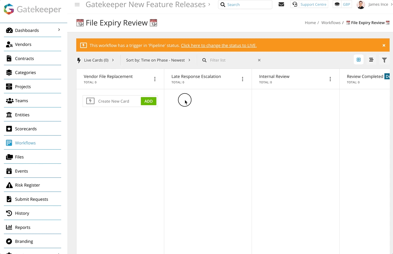 🛠 Create Your Own - File Expiration Workflow