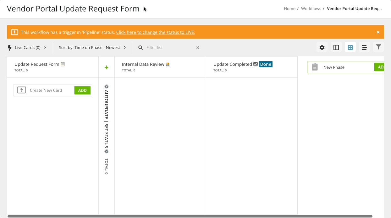 🛠️ Create Your Own - Vendor Portal Update Request Form