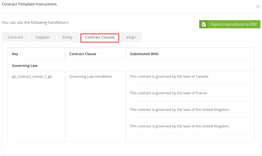 Configure Contract Templates