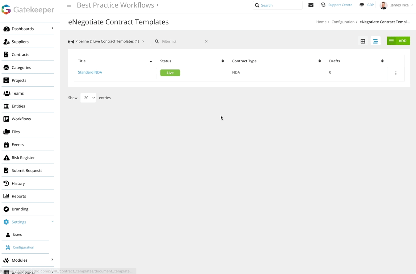 🛠 Create Your Own - Touchless™ NDA Workflow