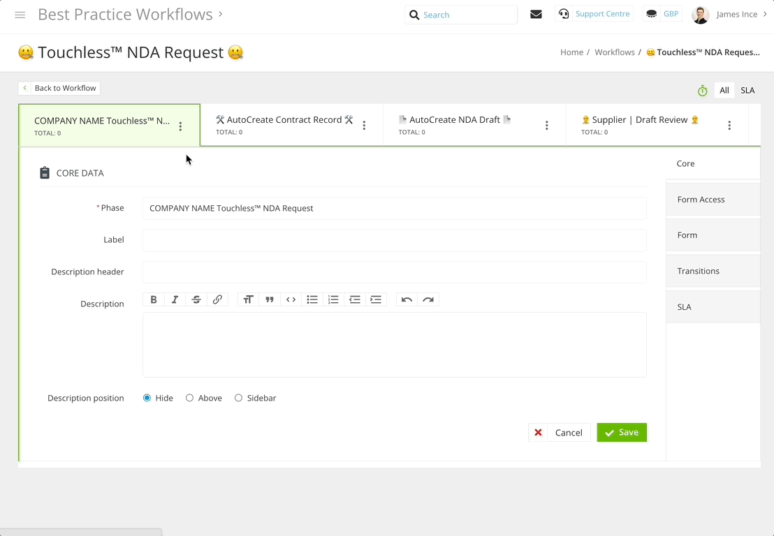 🛠 Create Your Own - Touchless™ NDA Workflow