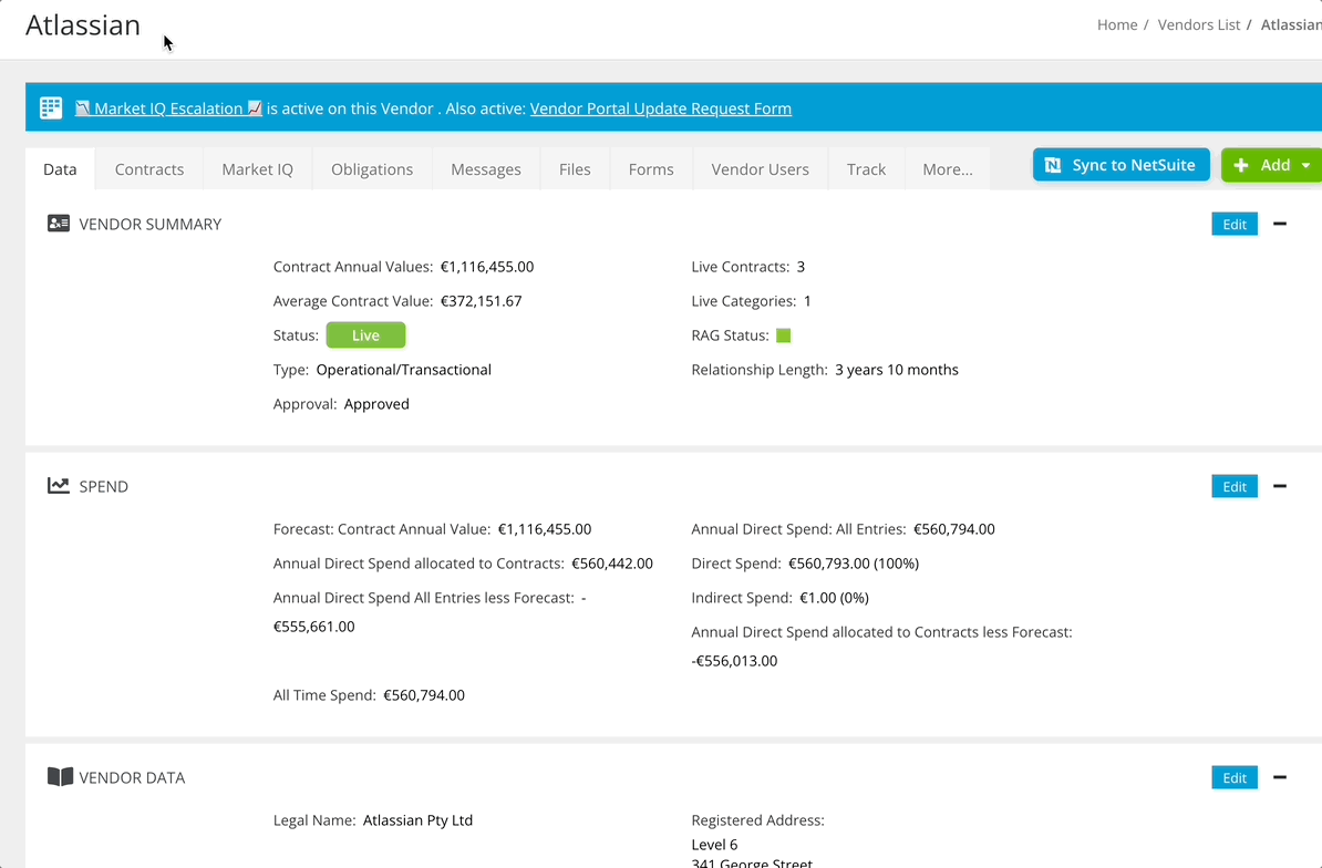 Spend Module Configuration Guide