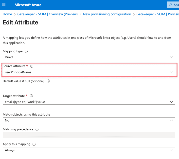 Configure SCIM for Microsoft Entra
