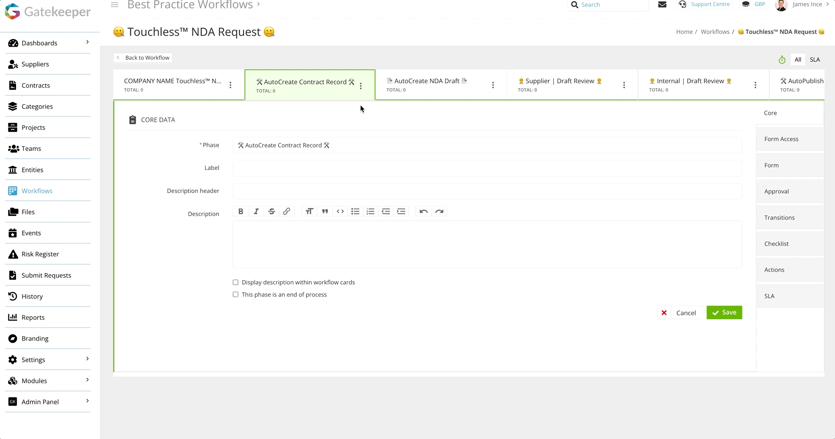 Personalised Touchless Contracts™ Links