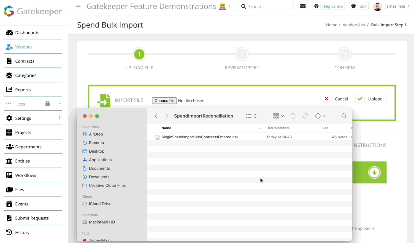 Spend Module Configuration Guide