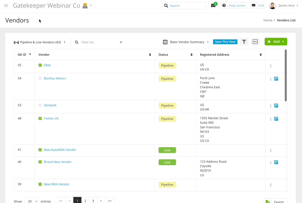 Tax ID Number Matching