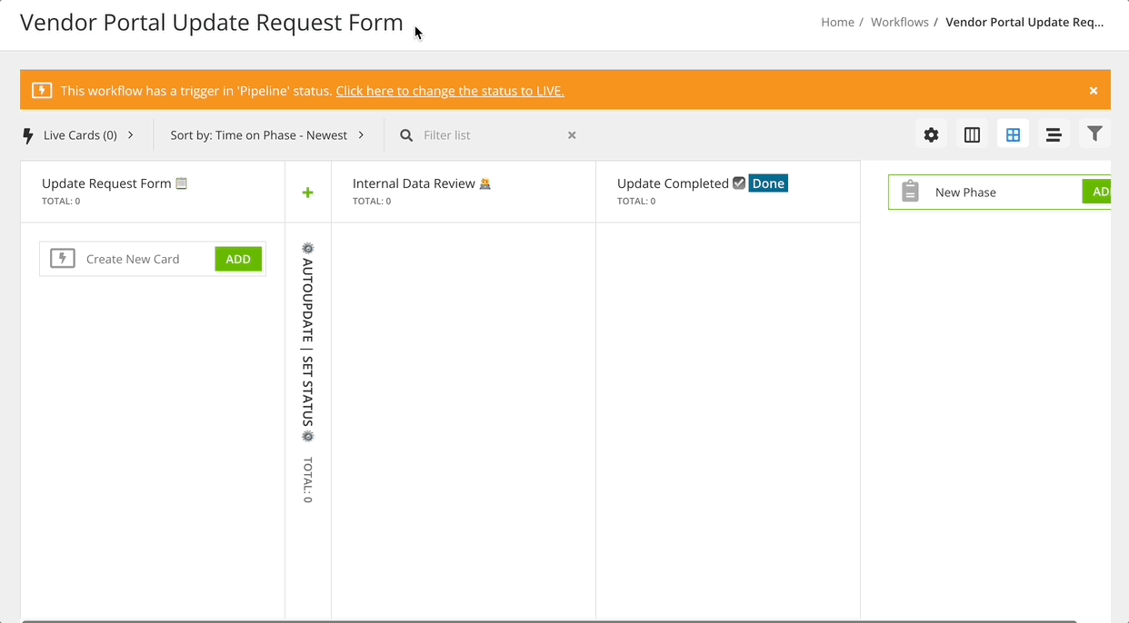 🛠️ Create Your Own - Vendor Portal Update Request Form