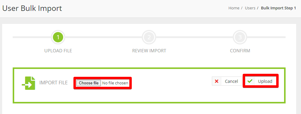 Bulk Import and Export Users