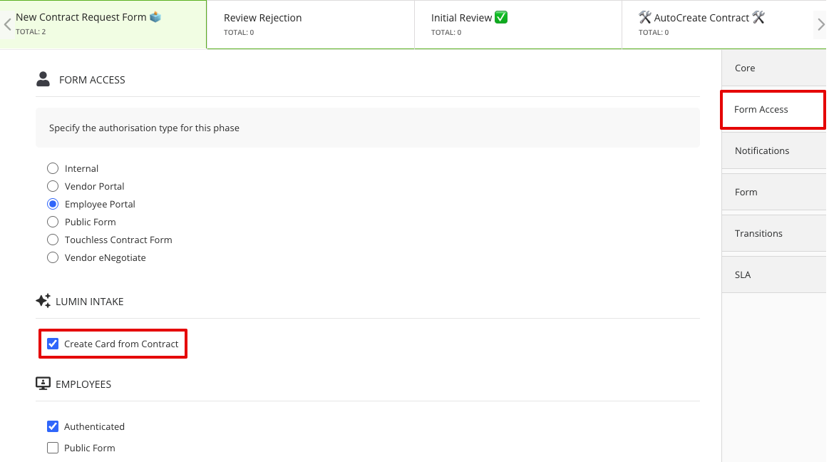 🛠 Create Your Own - Internal Contract Request Workflow