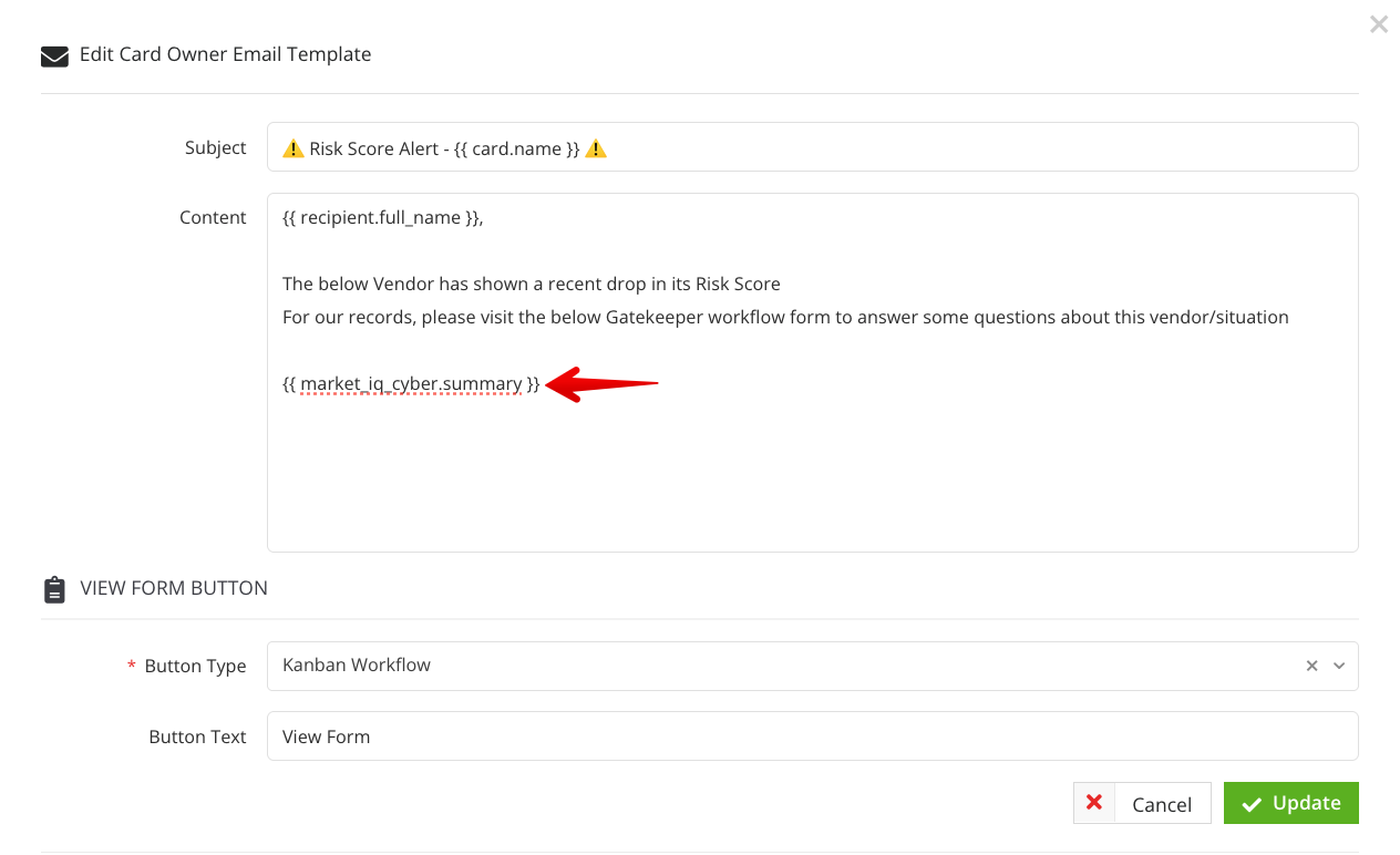 Using Market IQ Cyber in Workflows