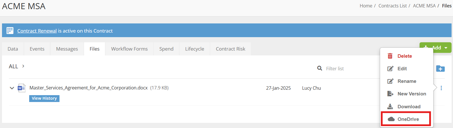 Microsoft OneDrive Document Editing