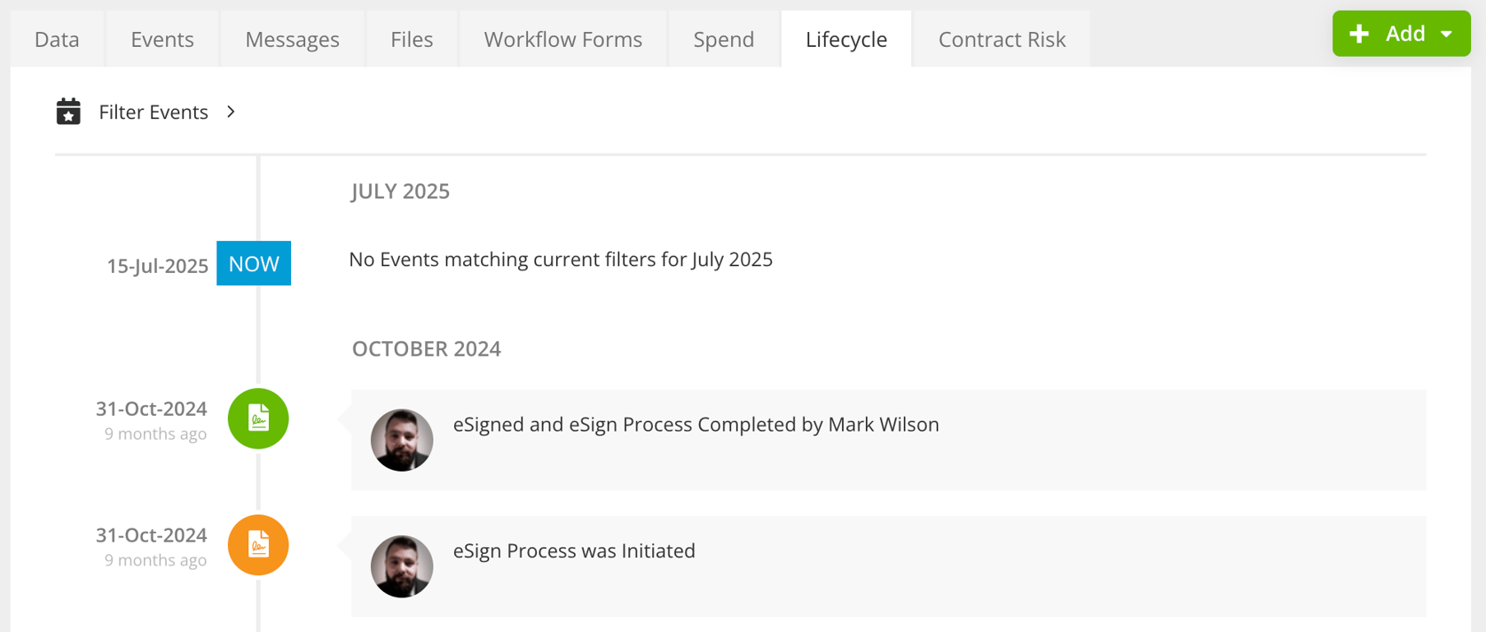 Track eSign Progress