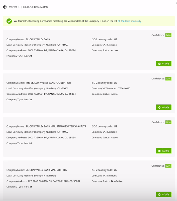 Market IQ Screen | Creditsafe Protect