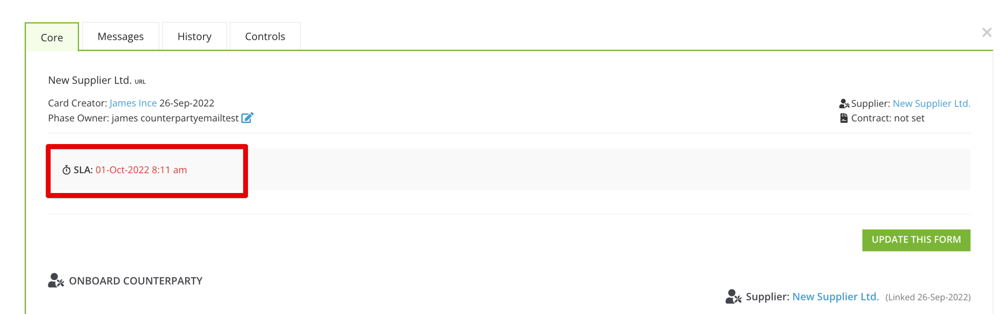 Configure Workflow SLA Timers