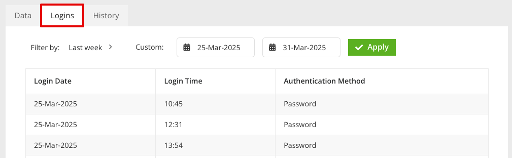 History and Audit Logs Overview
