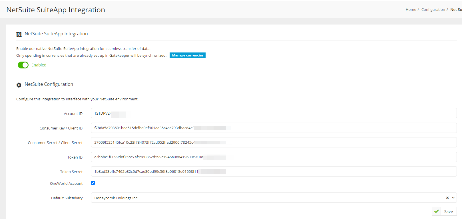 Gatekeeper NetSuite Integration Guide